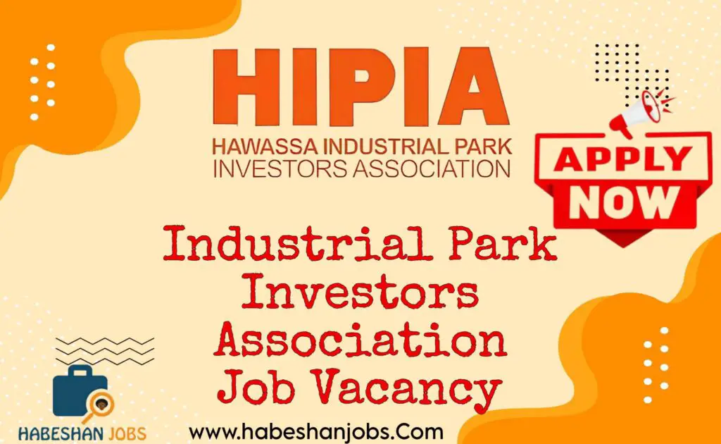 Industrial Park Investors Association Job Vacancy