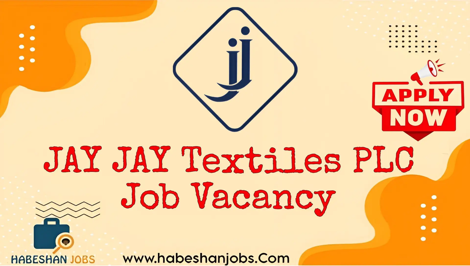 JAY JAY TEXTILES PLC Job Vacancy for Graduates 2025 | Junior Production ...