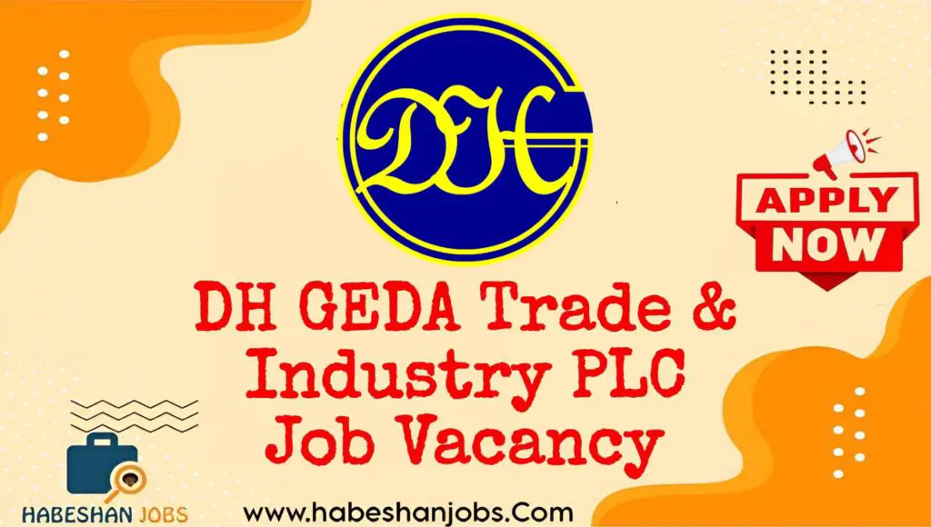 DH GEDA Trade & Industry PLC Vacancy 2025 | Accounting Jobs in Ethiopia